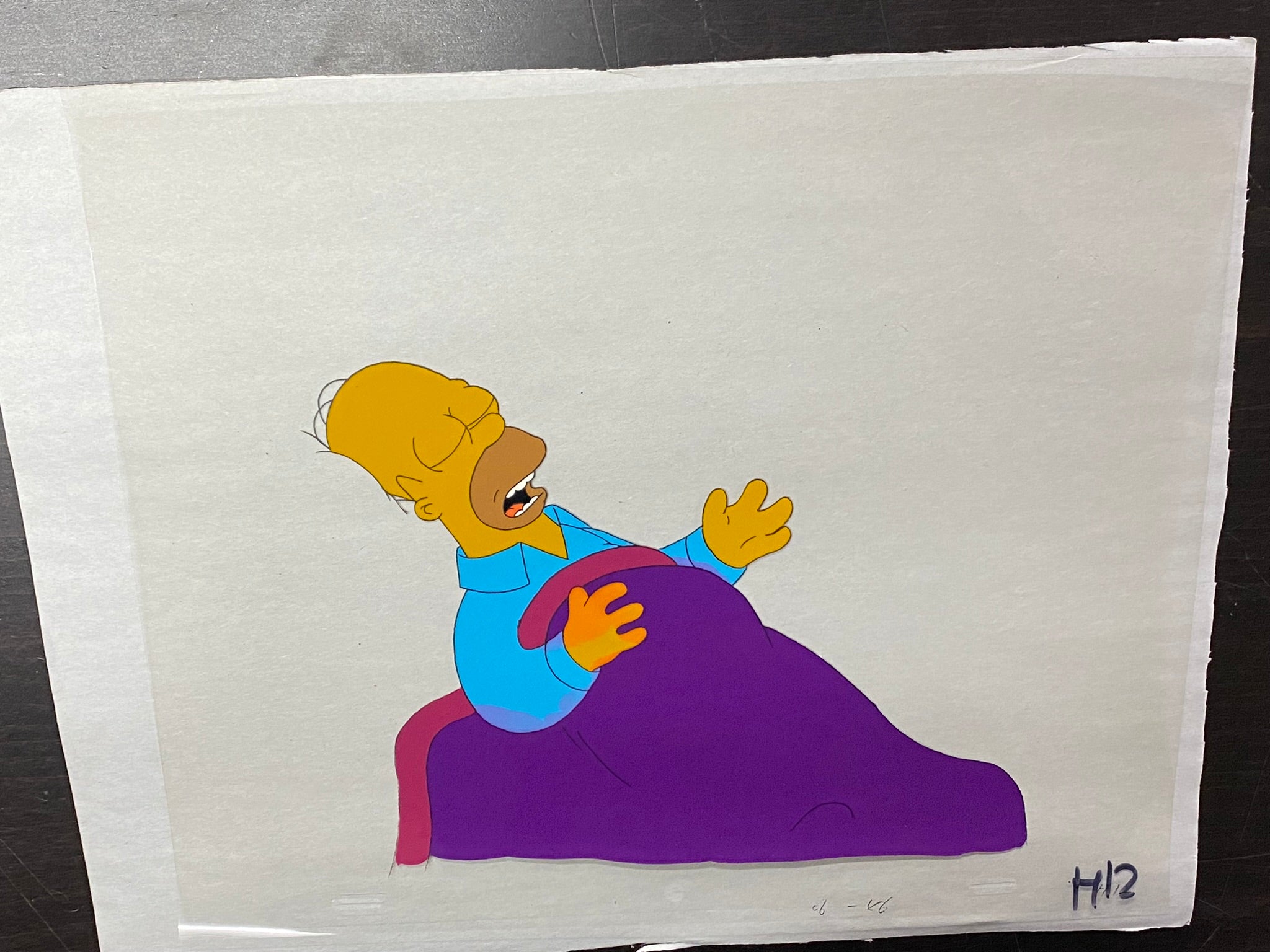 Simpsons Animation Cel Information The Simpsons Original Animation